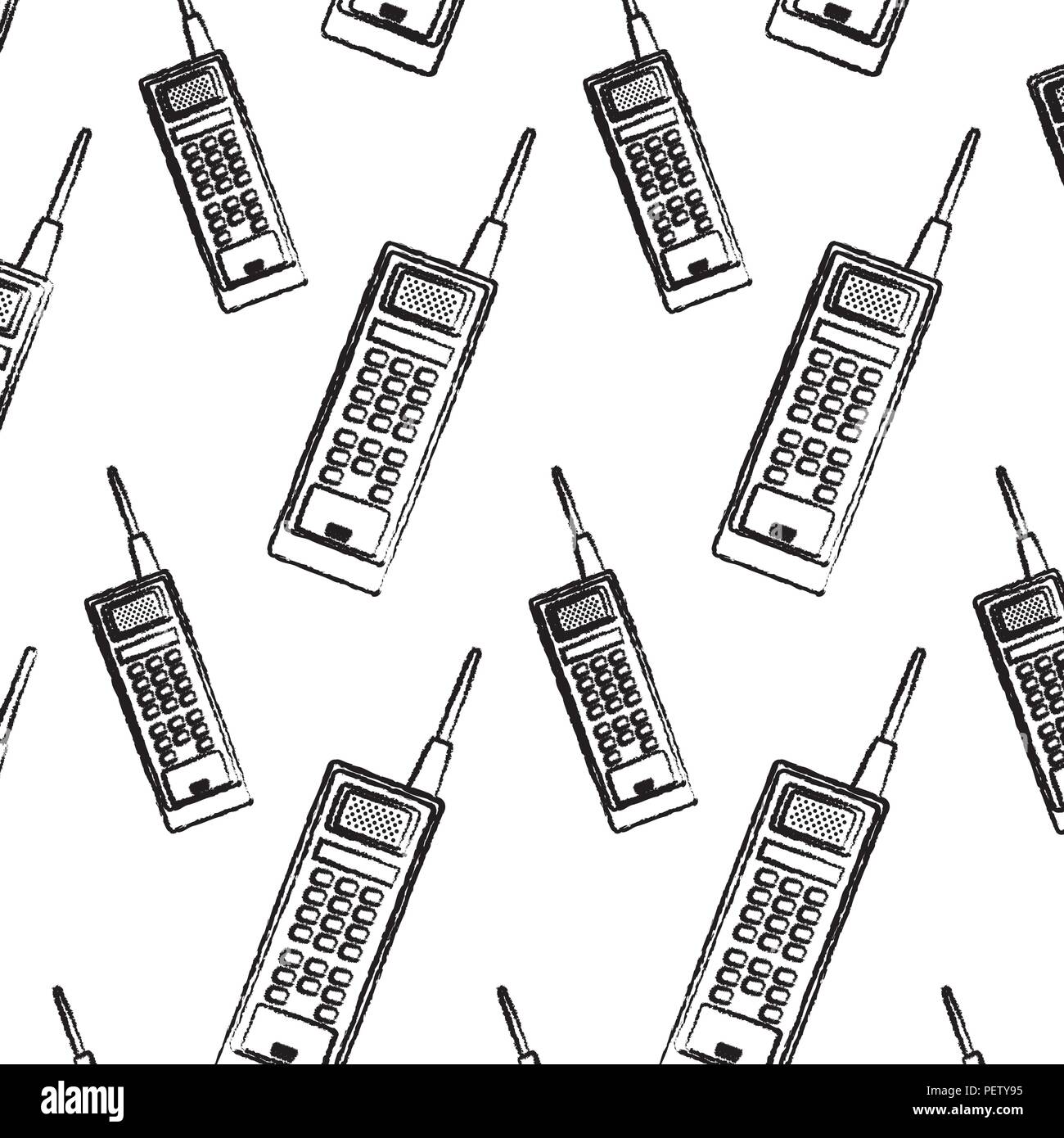 grunge wireless telephone communication call background Stock Vector ...