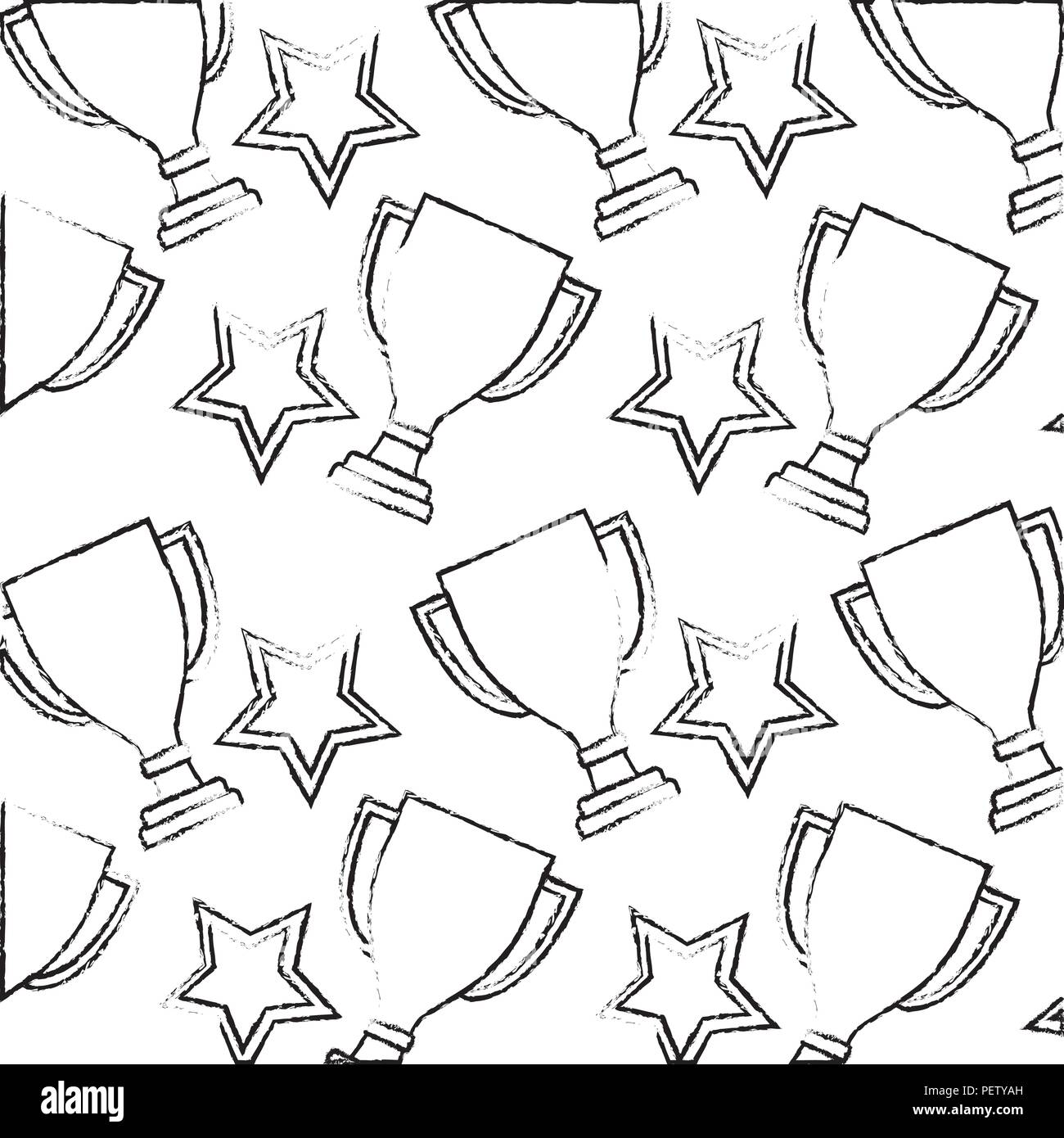 Trophy and prizes seamless pattern winner seamless texture hi-res stock ...