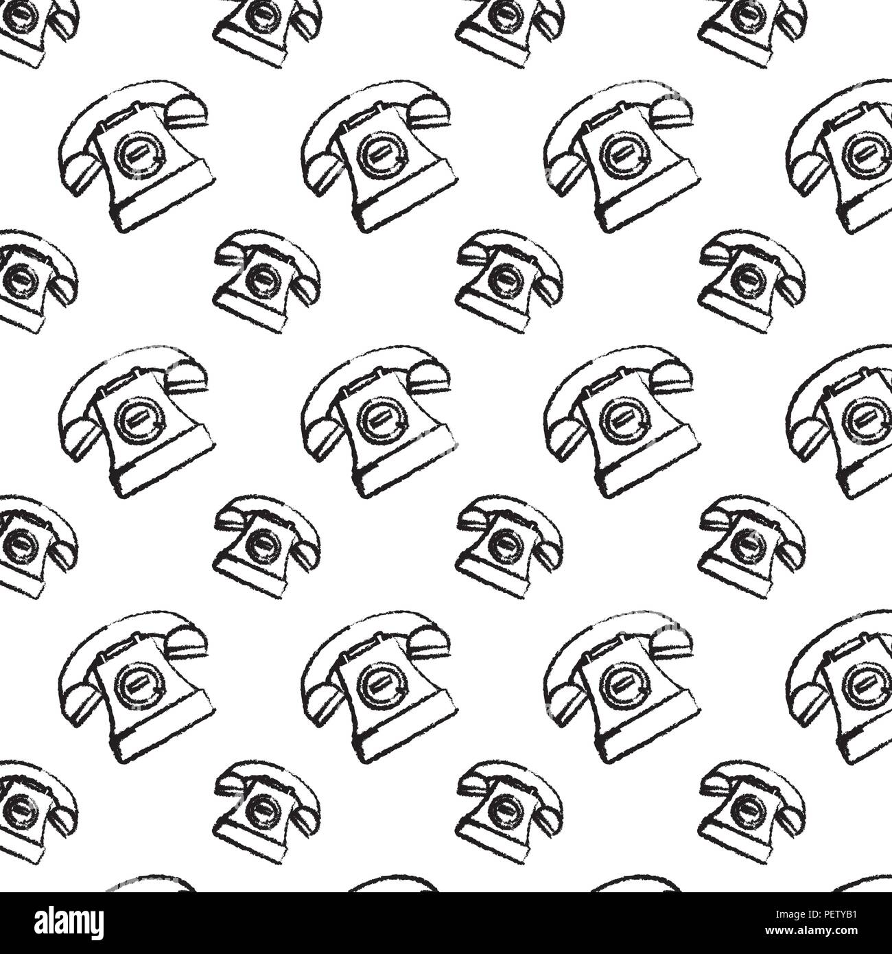 grunge retro ring telephone call background Stock Vector Image & Art ...