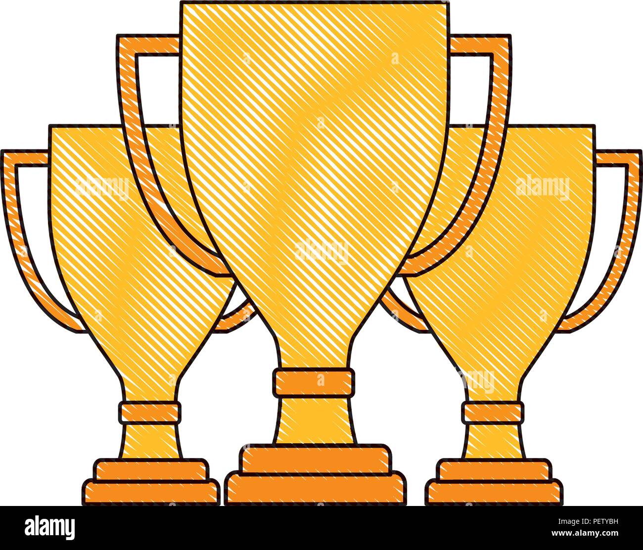 three award trophy winner prize success Stock Vector Image & Art - Alamy