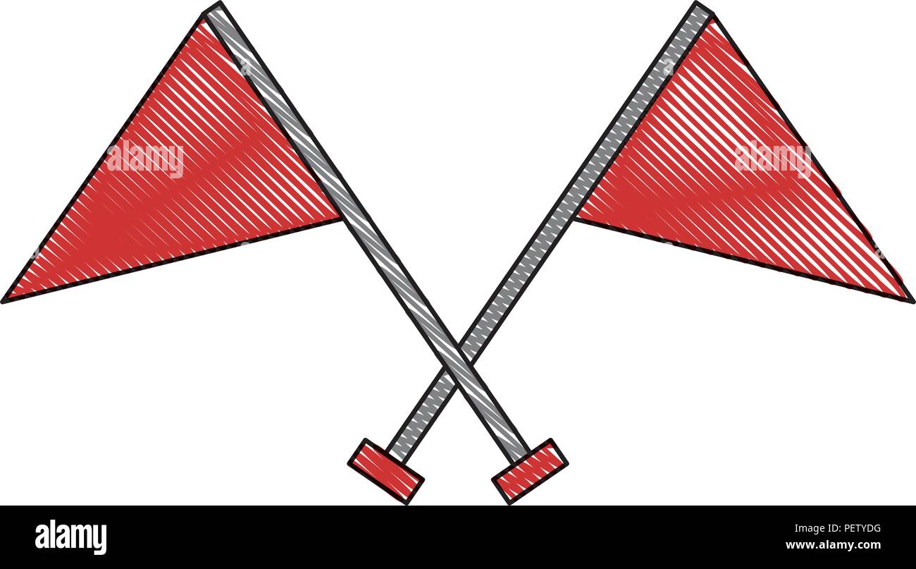 crossed flag progress success finish symbol Stock Vector Image & Art ...