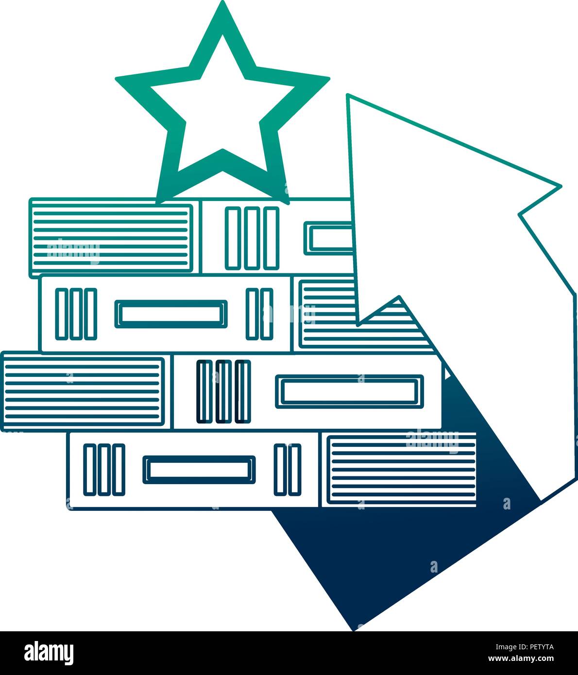 Stacked up magazine Stock Vector Images - Alamy