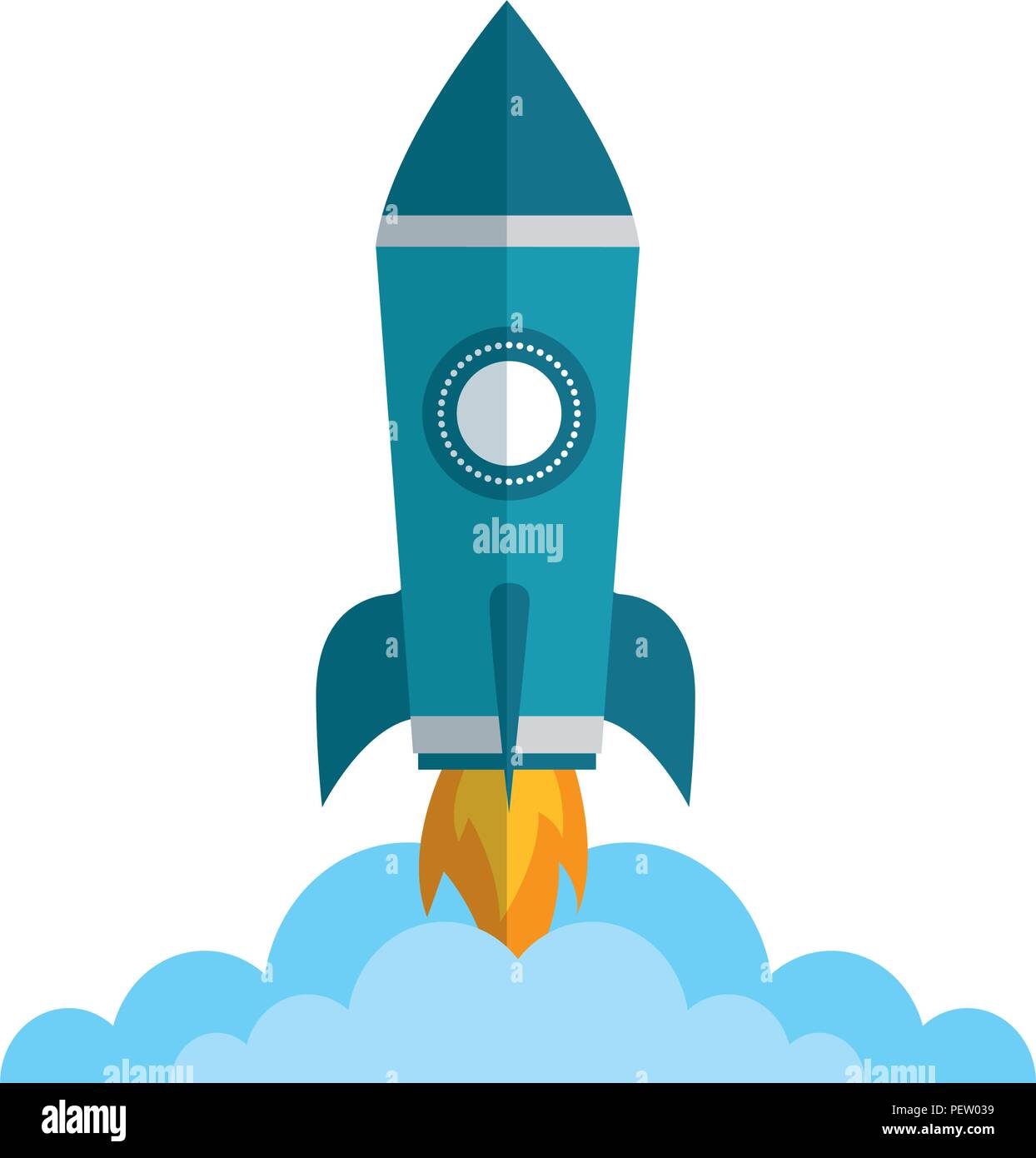 Space Shuttle Launch Cartoon