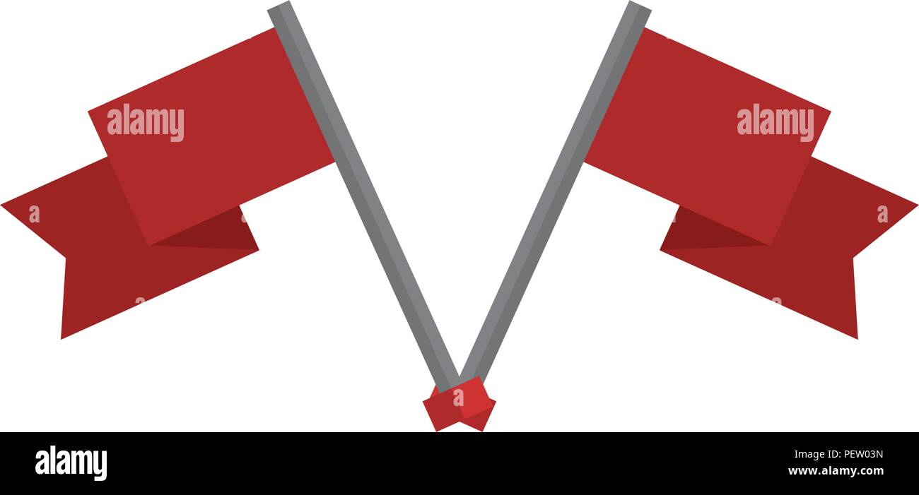 crossed flag progress success finish symbol Stock Vector Image & Art ...