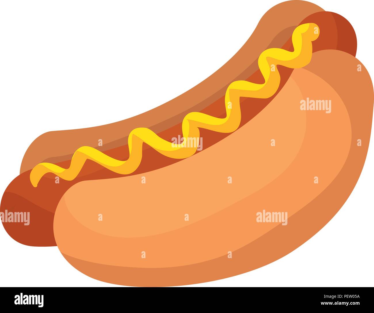 fresh and delicious hot dog vector illustration design Stock Vector ...