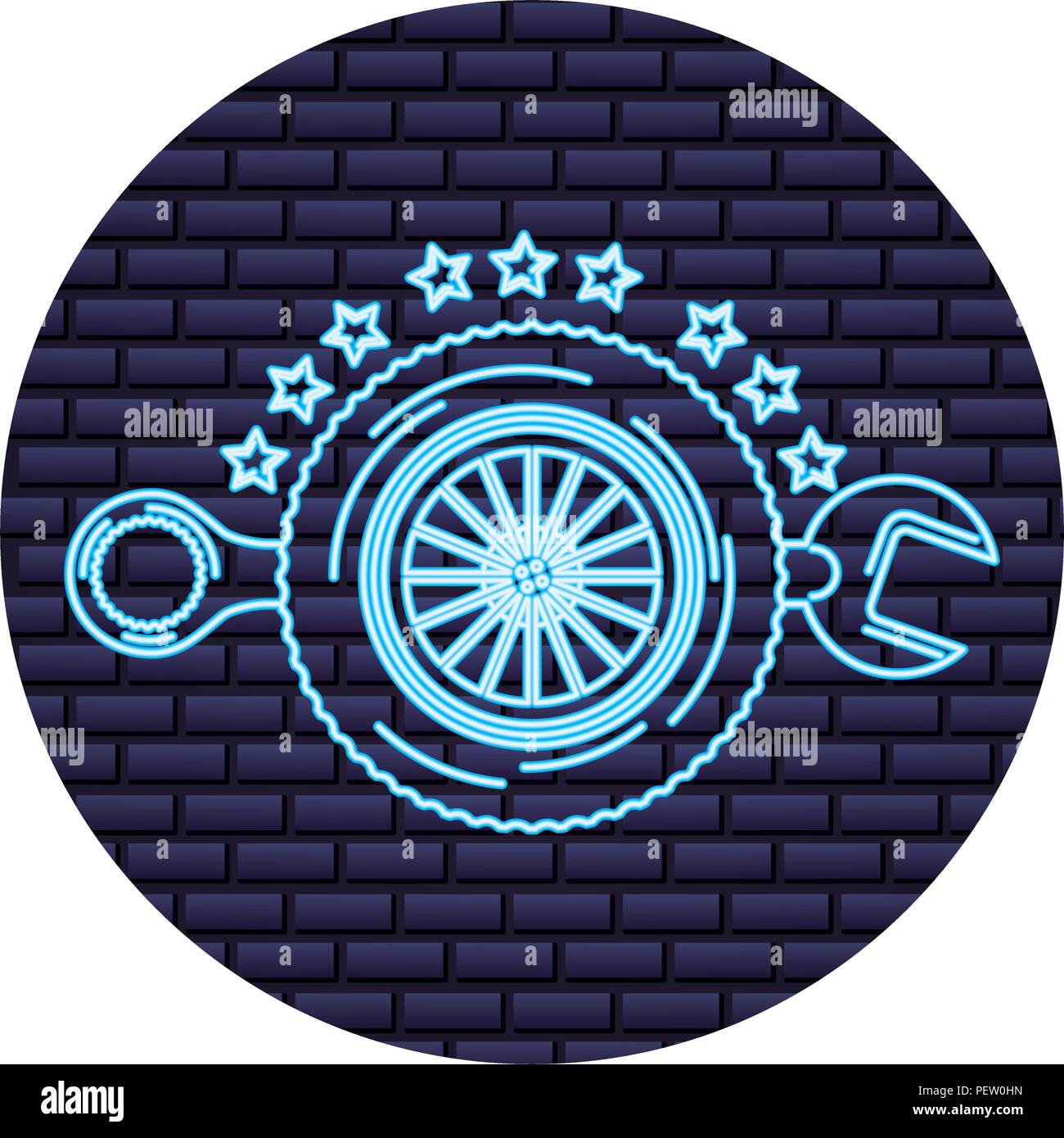 Wheel disc tool Stock Vector Images - Alamy