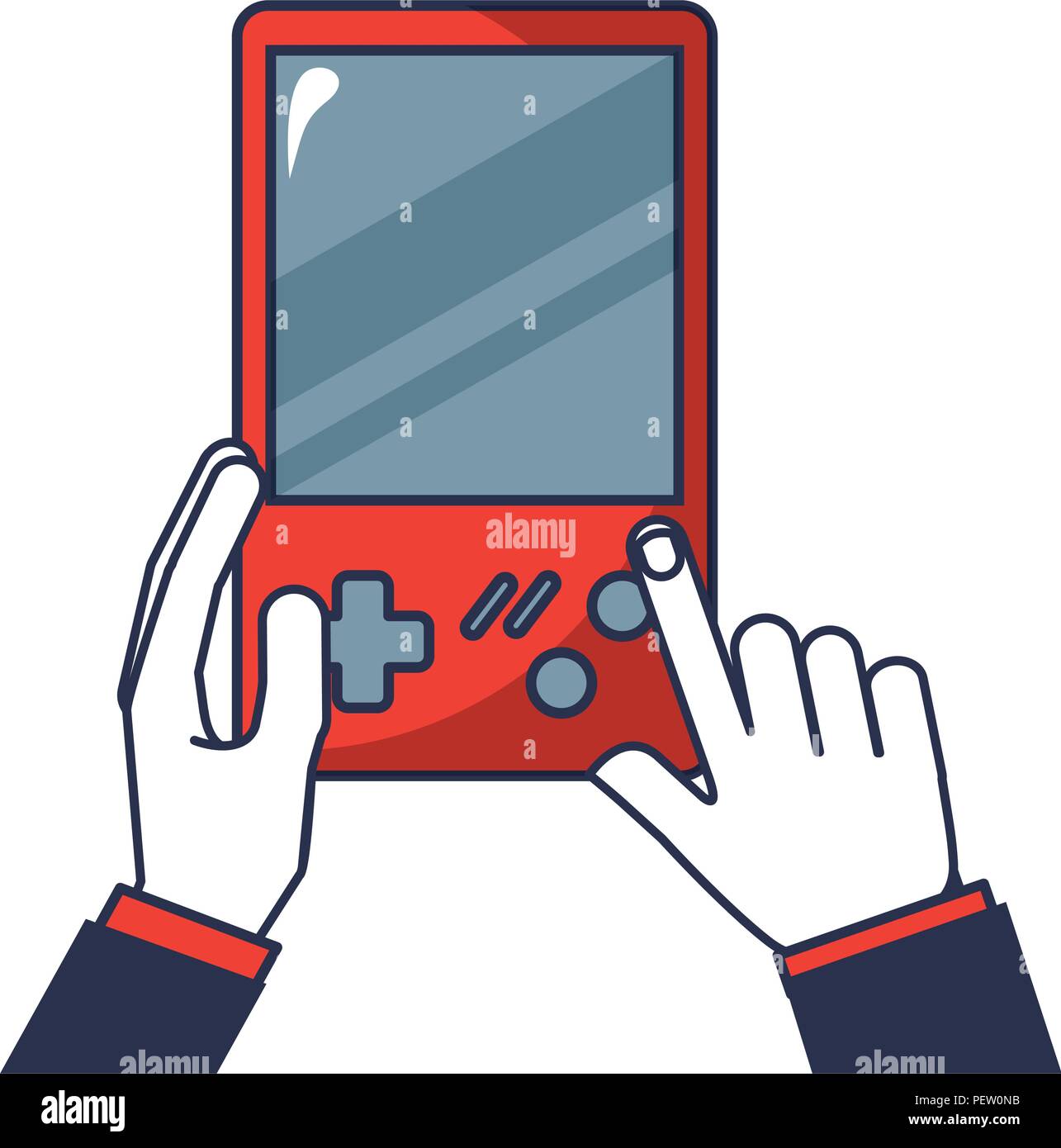 Video games hands Stock Vector Images - Alamy