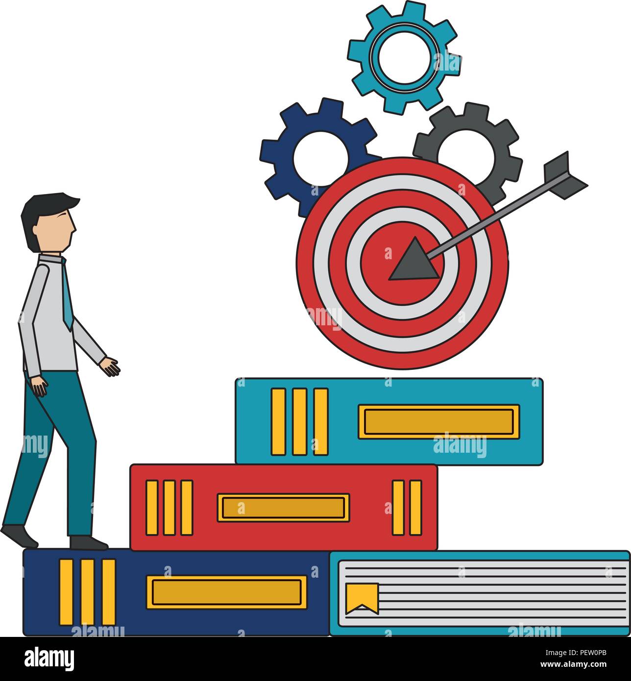 Target books Stock Vector Images - Alamy