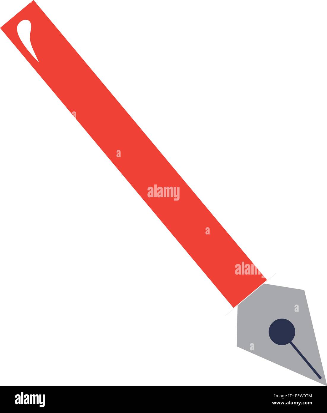 fountain pen isolated icon Stock Vector Image & Art - Alamy