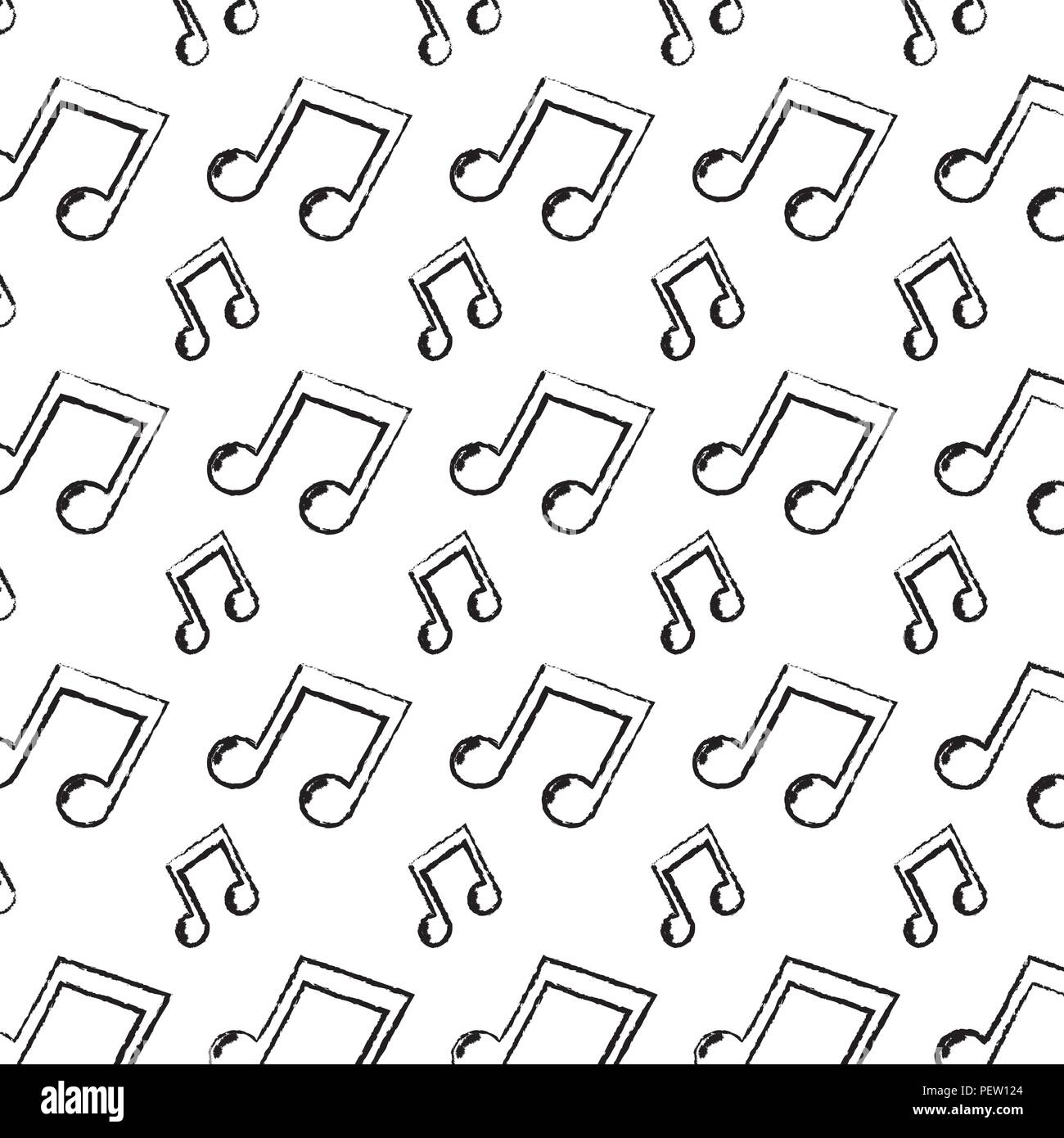 grunge 2 eighth musical note rhythm background Stock Vector Image & Art ...