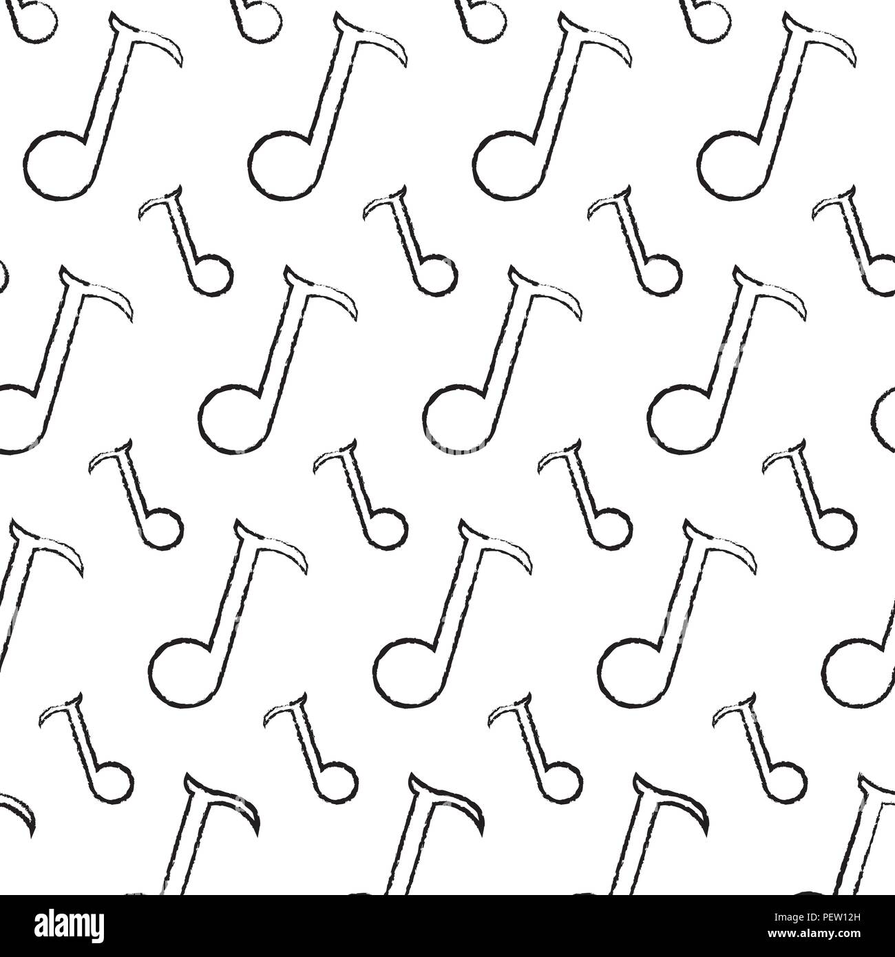 grunge quarter musical note sign background Stock Vector Image & Art ...