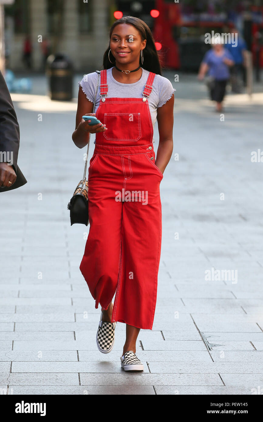 Love Island Samira Mighty arriving at Global Radio Studios for ...