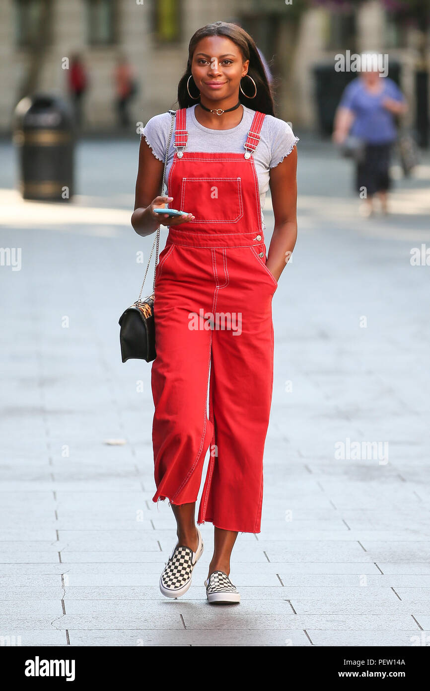Love Island Samira Mighty arriving at Global Radio Studios for ...