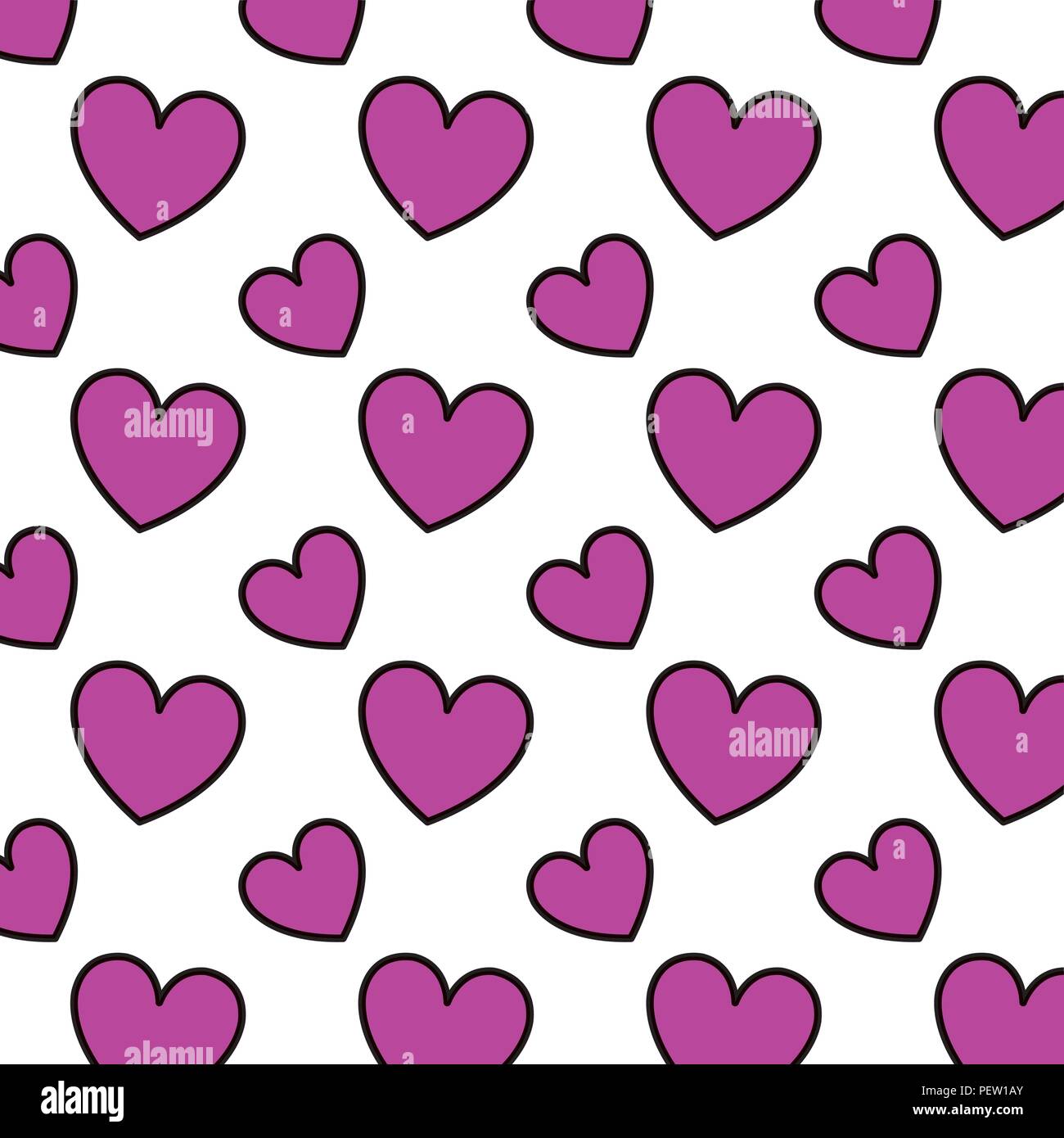 color heart shape love symbol background Stock Vector Image & Art - Alamy