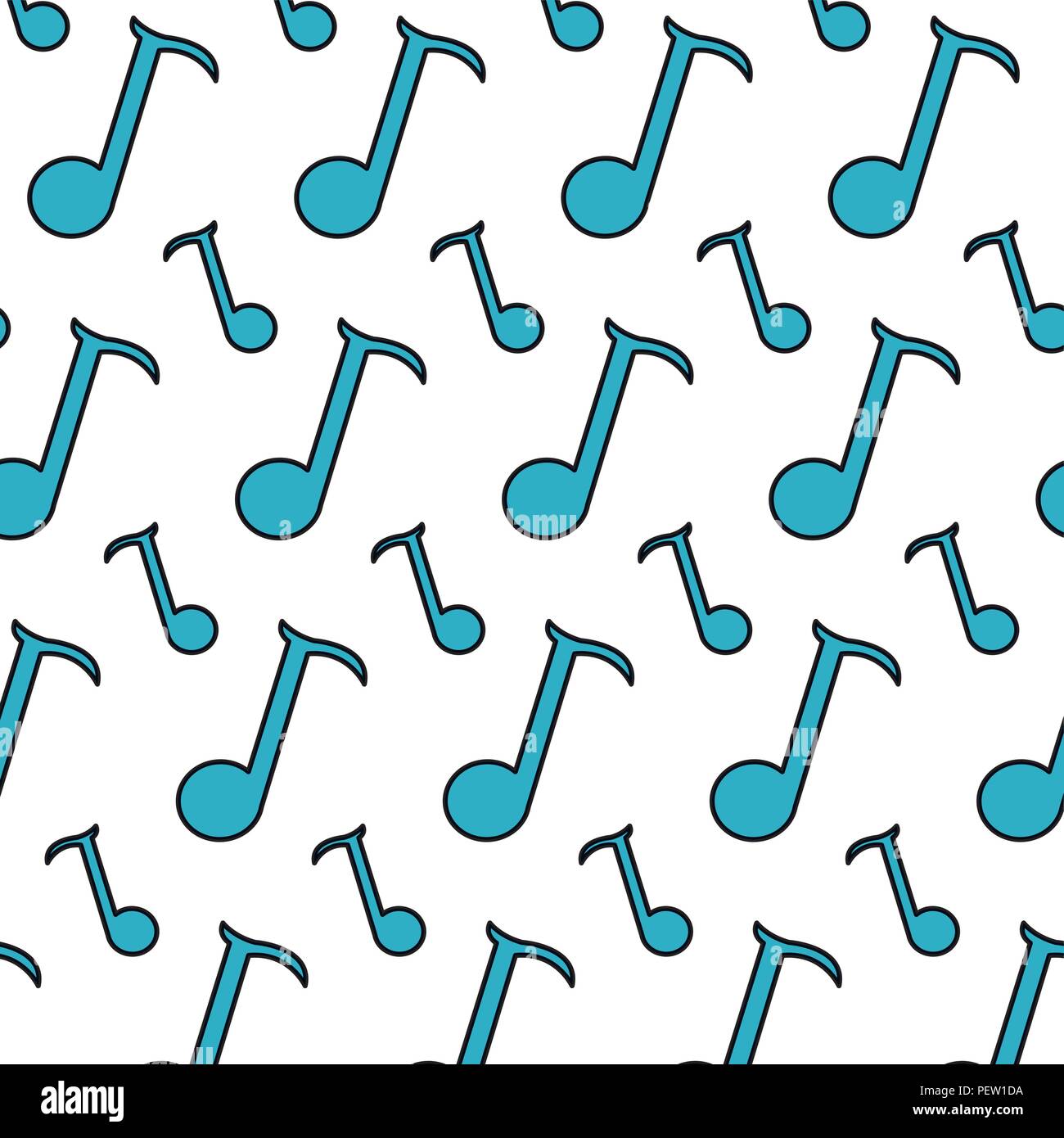 color quarter musical note sign background Stock Vector Image & Art - Alamy