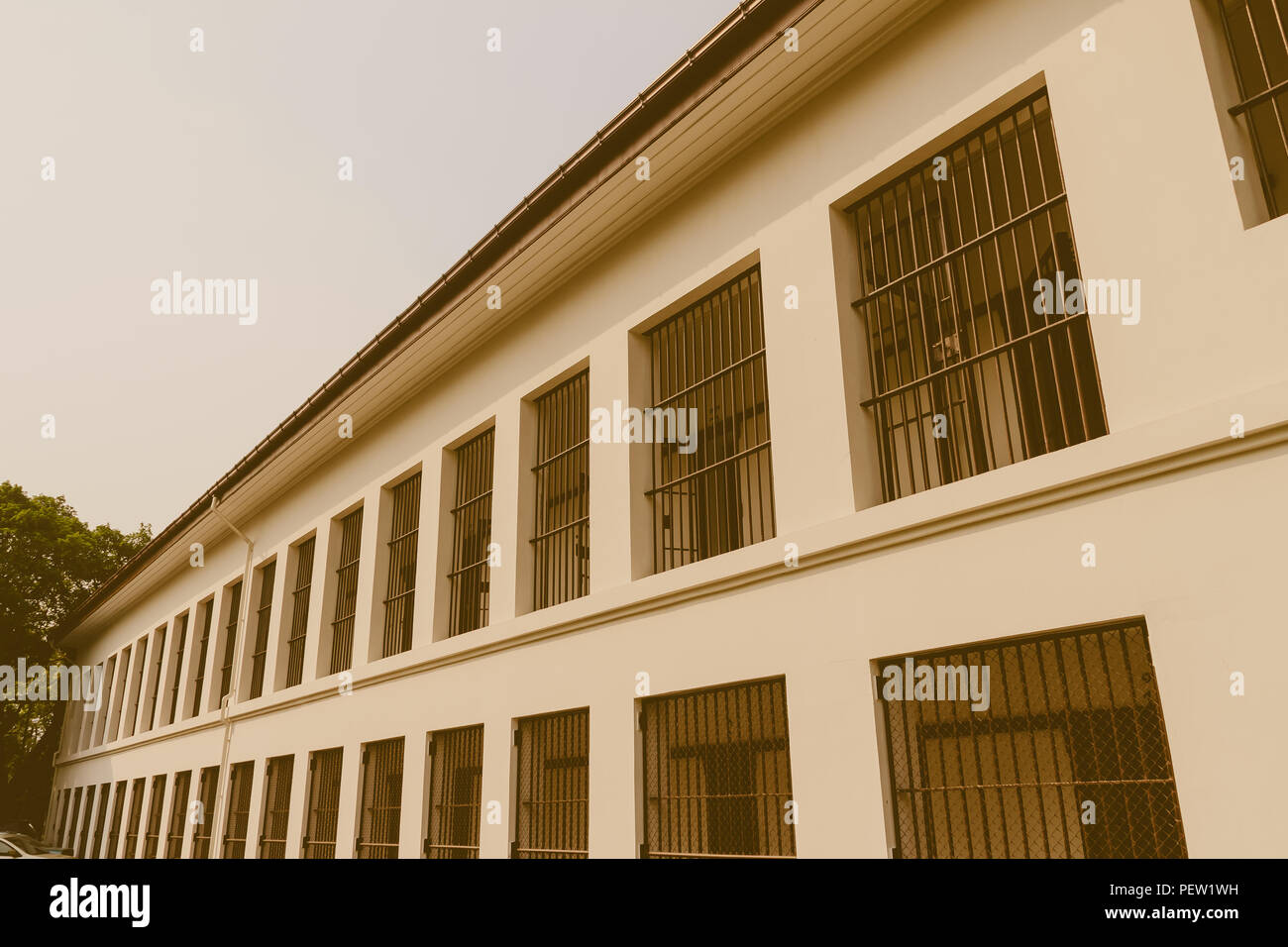 An old convicts jail in Bangkok, Thailand. At present, this prison is ...