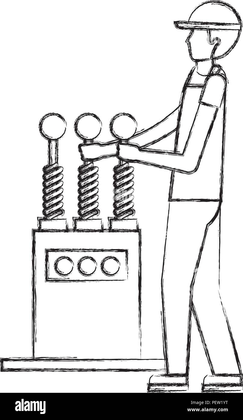 Track maintenance machine on Stock Vector Images - Alamy