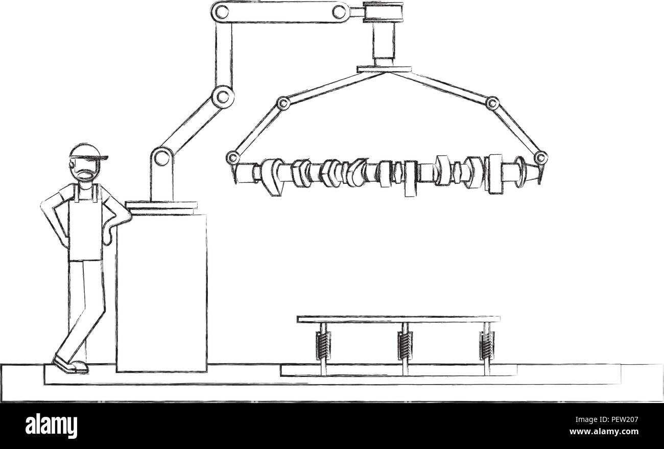 Mechanic car funny Stock Vector Images - Alamy