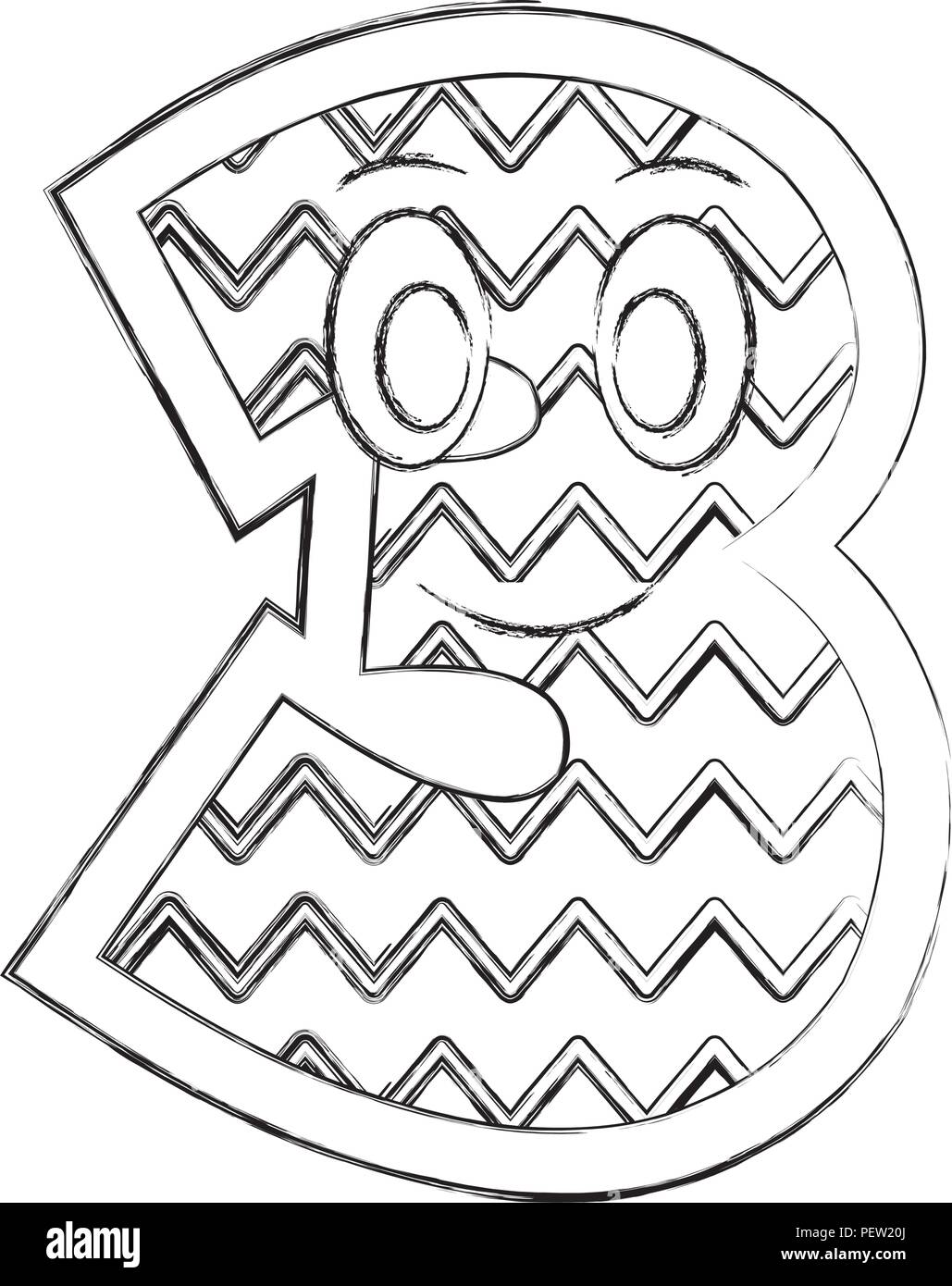 number three kawaii character Stock Vector Image & Art - Alamy