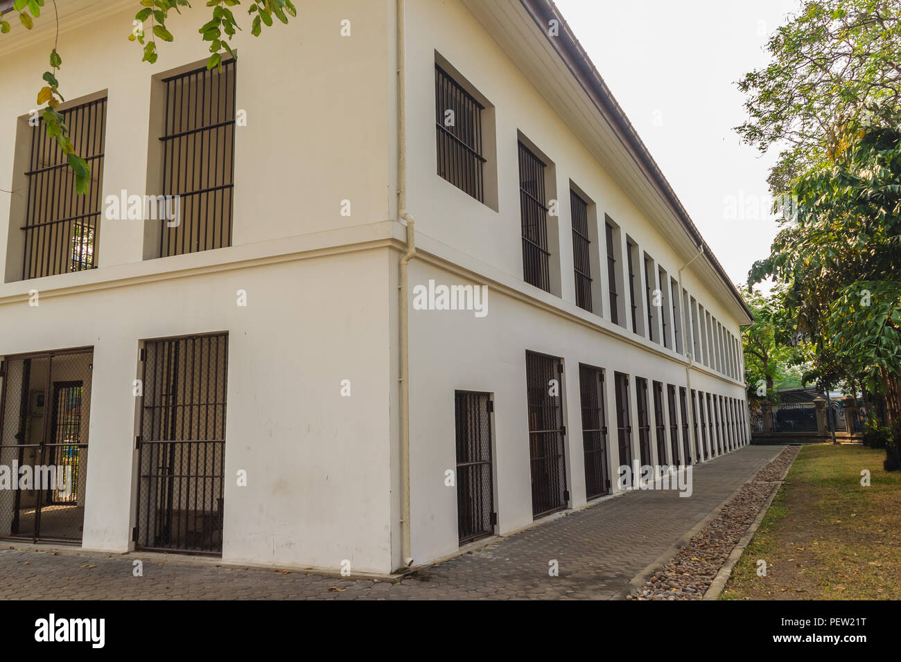 An old convicts jail in Bangkok, Thailand. At present, this prison is ...