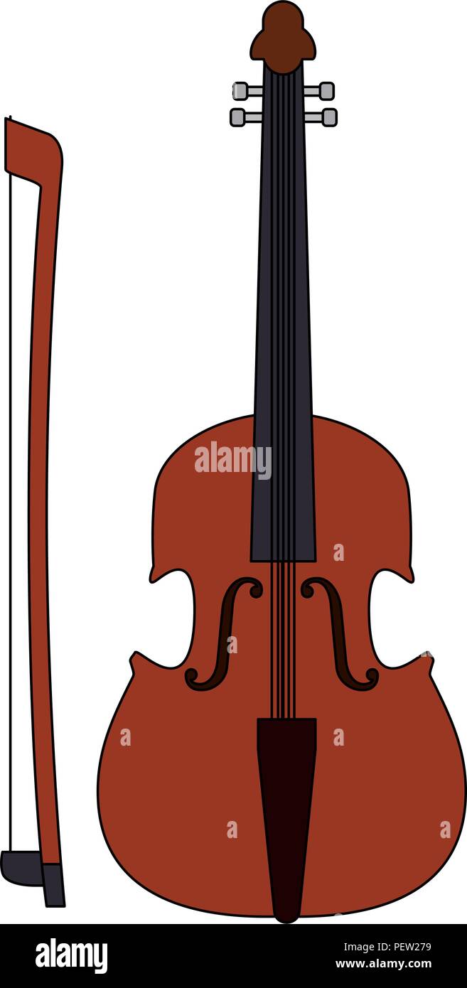 fiddle musical instrument icon vector illustration design Stock Vector ...