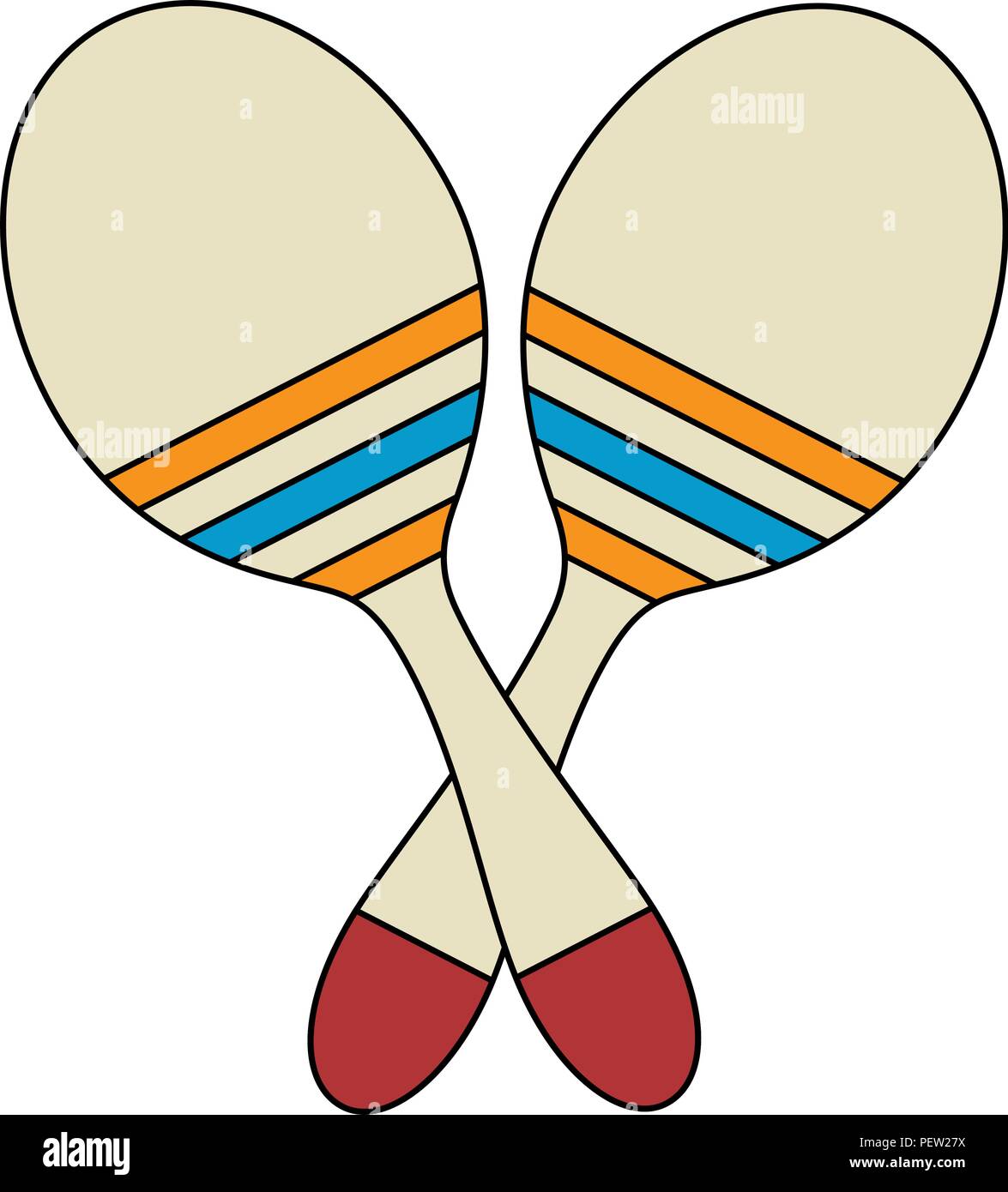 maracas musical instrument icon vector illustration design Stock Vector ...