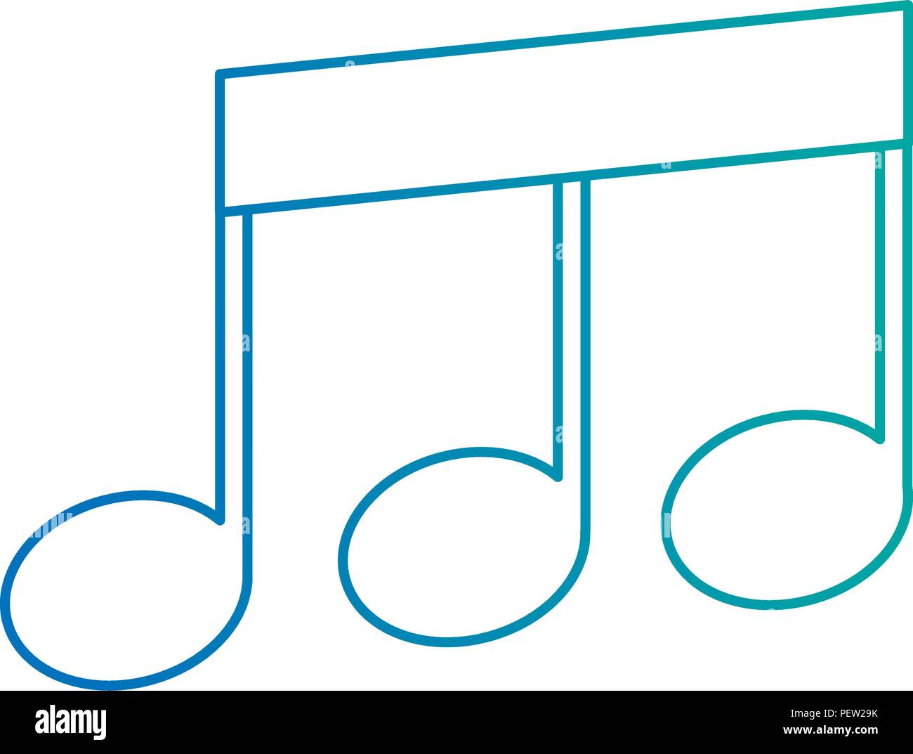 musical note isolated icon vector illustration design Stock Vector ...