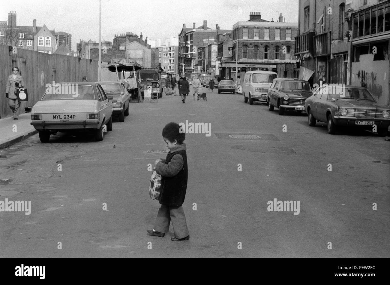 Child 1970s multiethnic multicultural England UK black British child ...