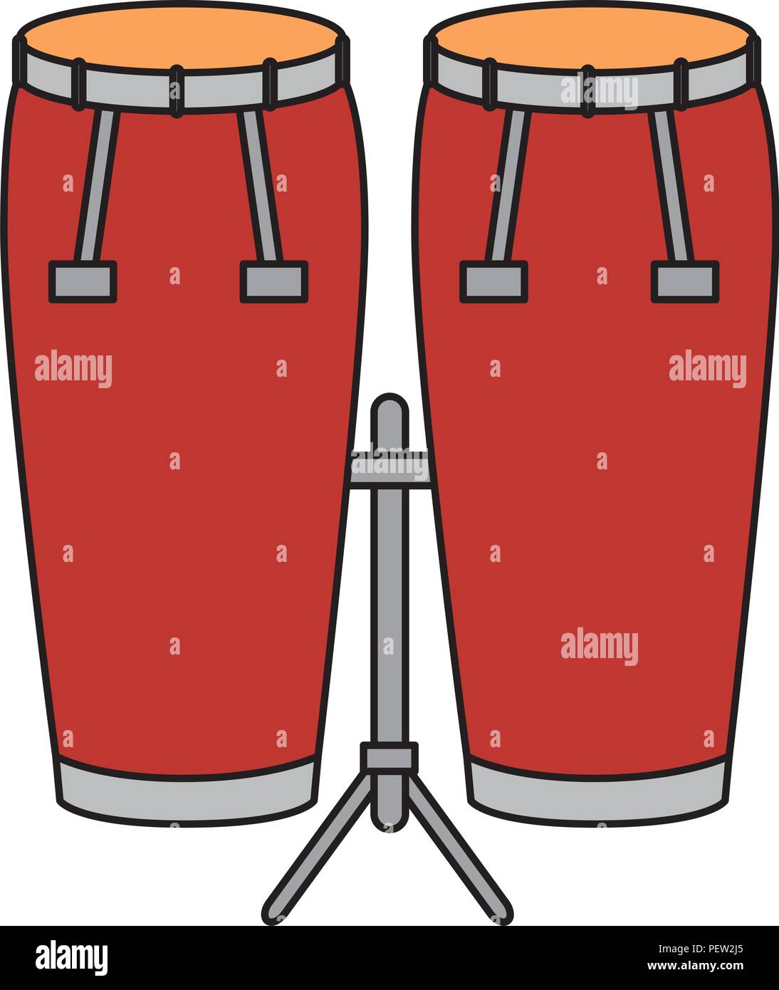 Bongo drums Stock Vector Images - Alamy