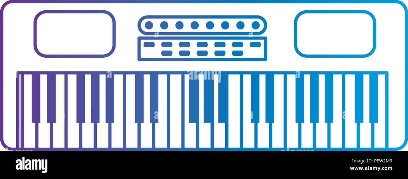 synthesizer musical instrument icon vector illustration design Stock ...