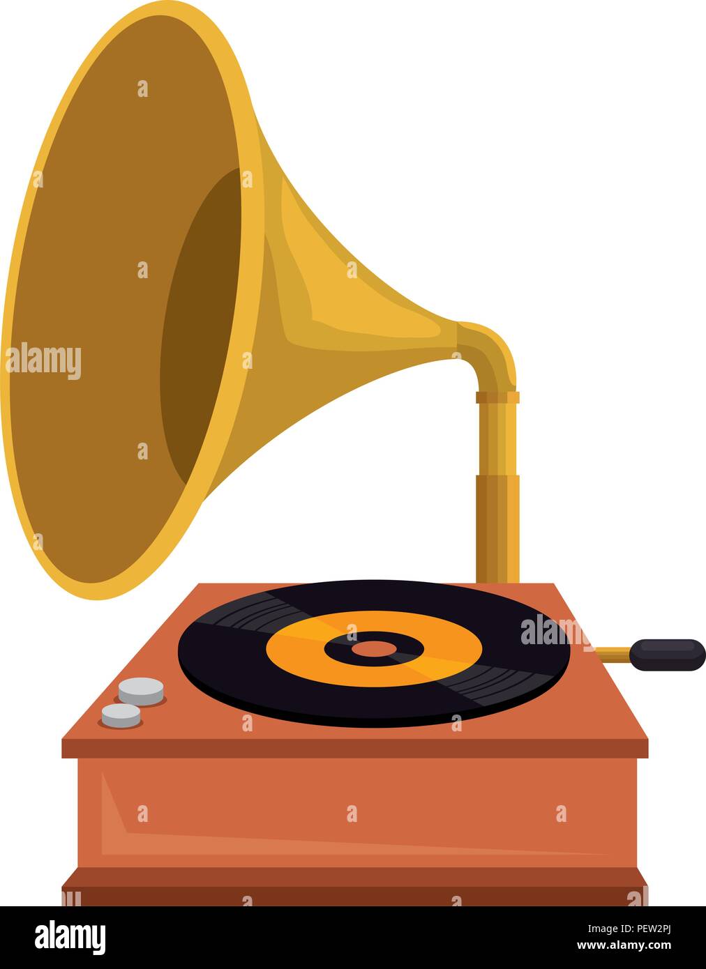 gramophone old fashion icon vector illustration design Stock Vector ...