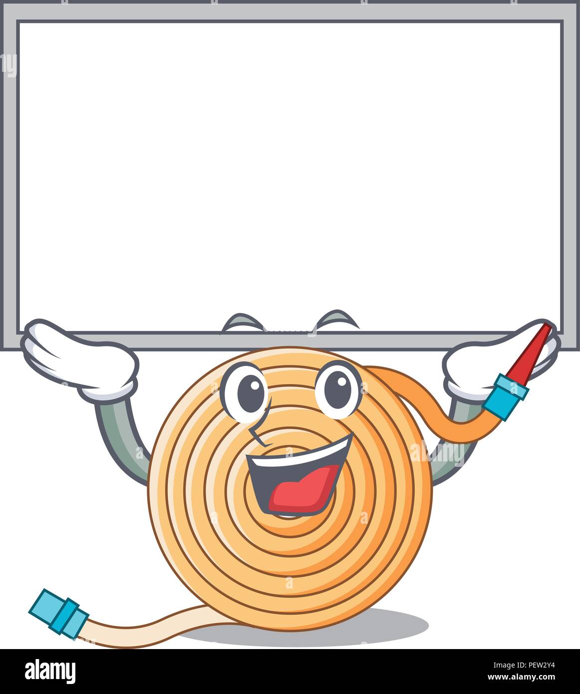 Up board water hose character cartoon Stock Vector Image & Art - Alamy