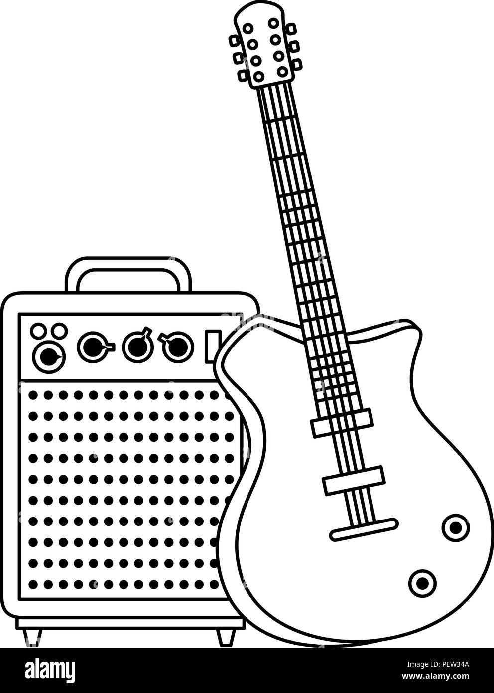Guitar Amp Sketch