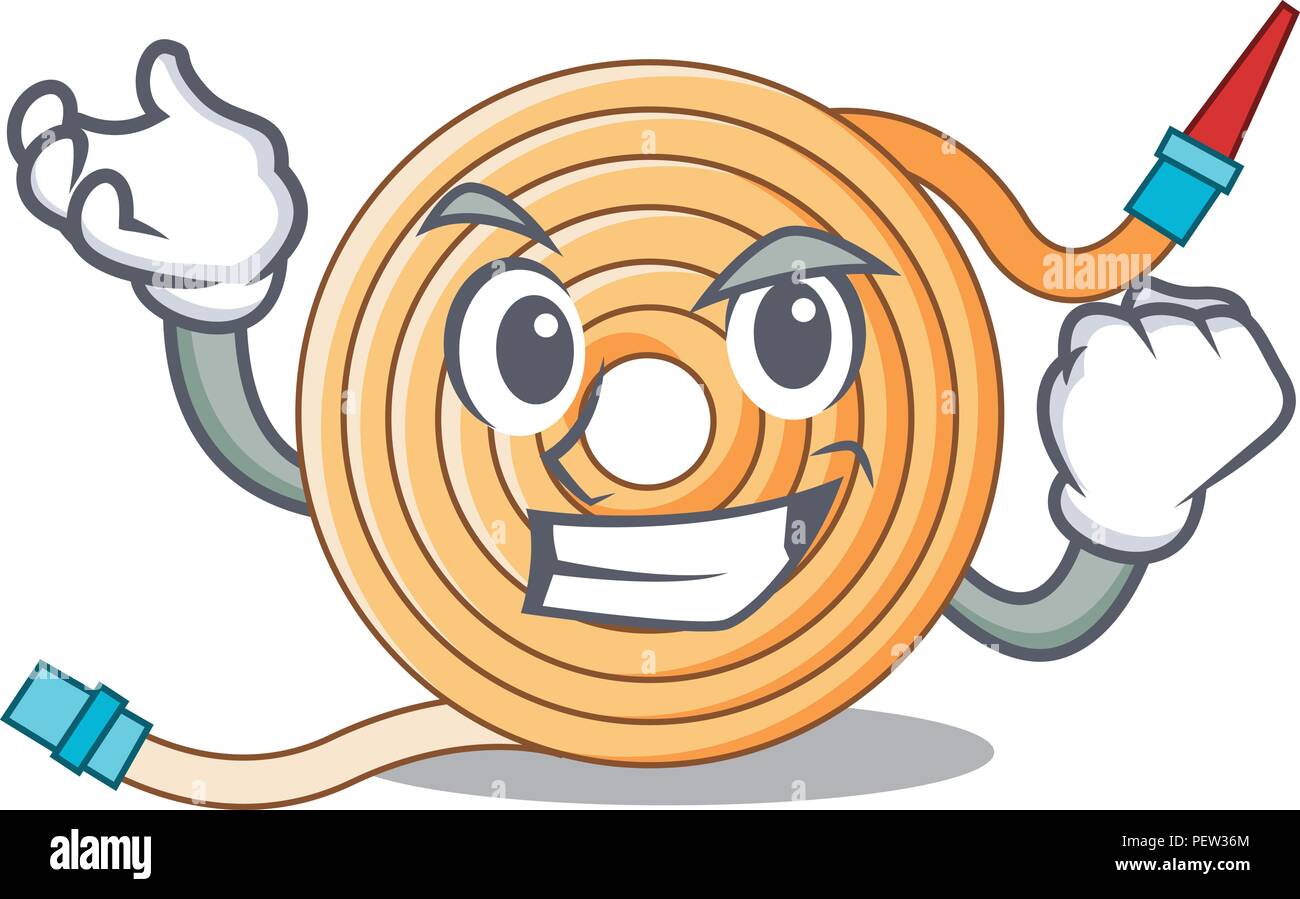 Successful garden water hose cartoon Stock Vector Image & Art - Alamy