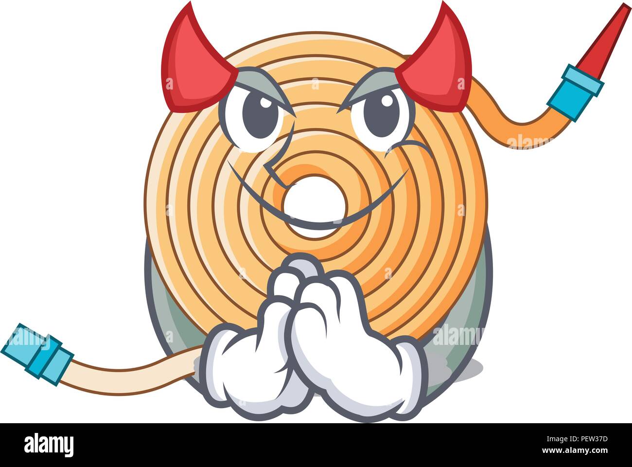 Devil water hose to extinguish the fire Stock Vector Image & Art - Alamy