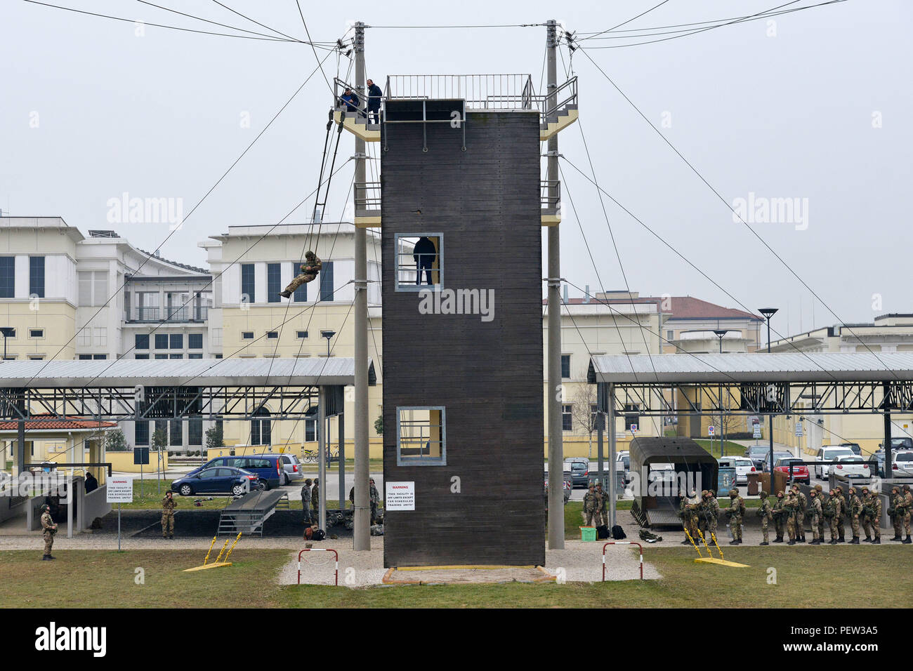 A Italian army cadets assigned to the Centre of Excellence Italian ...