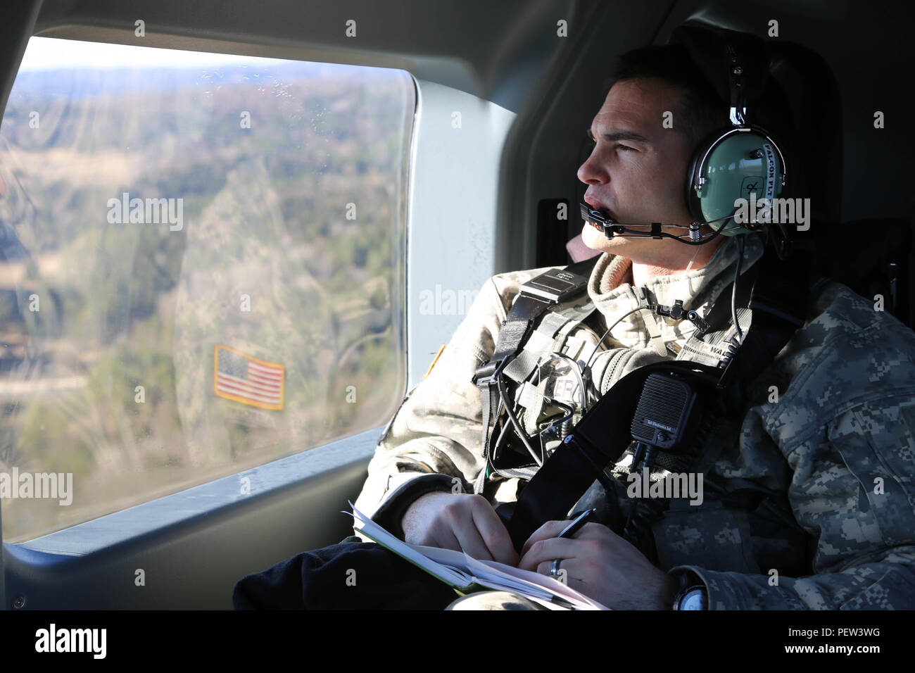 U.S. Army Capt. Eddie Walker of the Falcon team, Joint Multinational ...