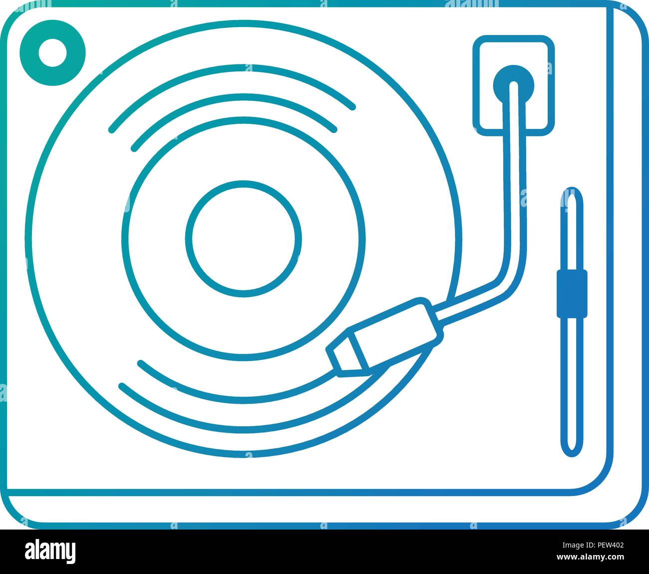 vinyl turntable device icon Stock Vector Image & Art - Alamy