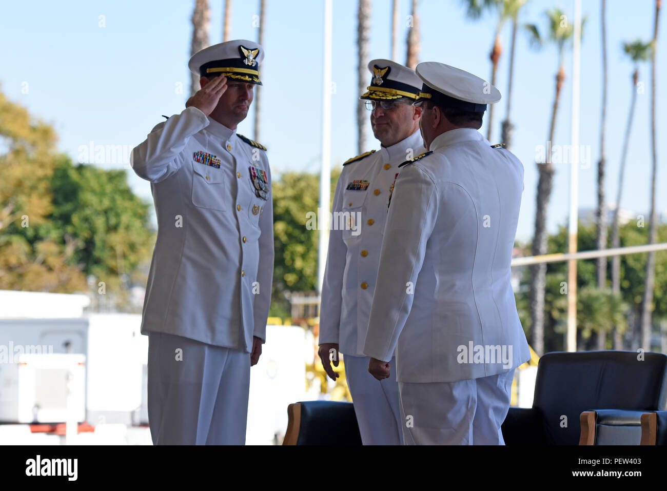 Capt. Joseph Buzzella relieves Capt. Jonathan Spaner, as commanding ...