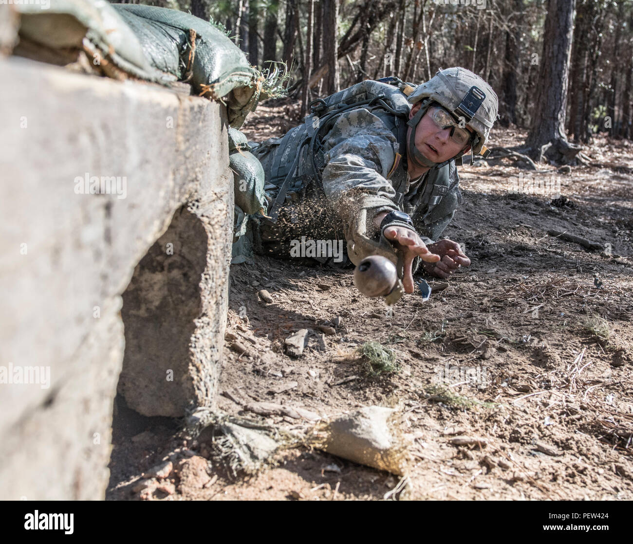 Hand grenade practice drill hi-res stock photography and images - Alamy
