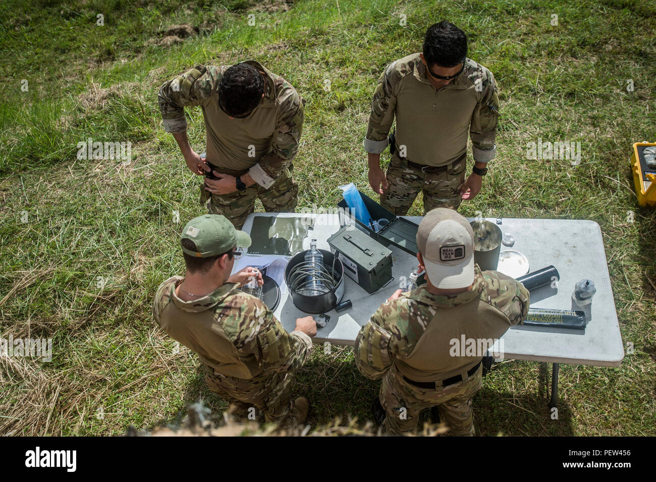 Explosive ordnance disposal technicians, deployed to Explosive Ordnance ...