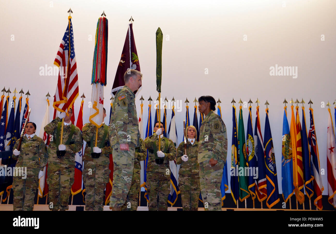 Col. Christopher Gruber, left, deputy chief of staff, Regional Health ...