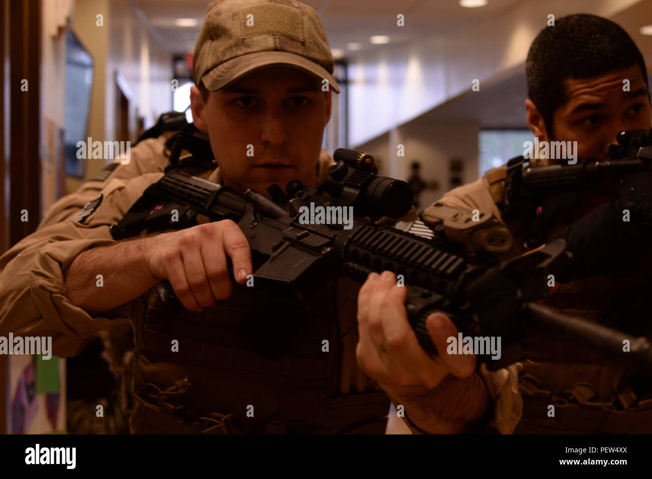 U.S. Air Force Staff Sgt. Matthew Roush, 23d Security Forces Squadron ...