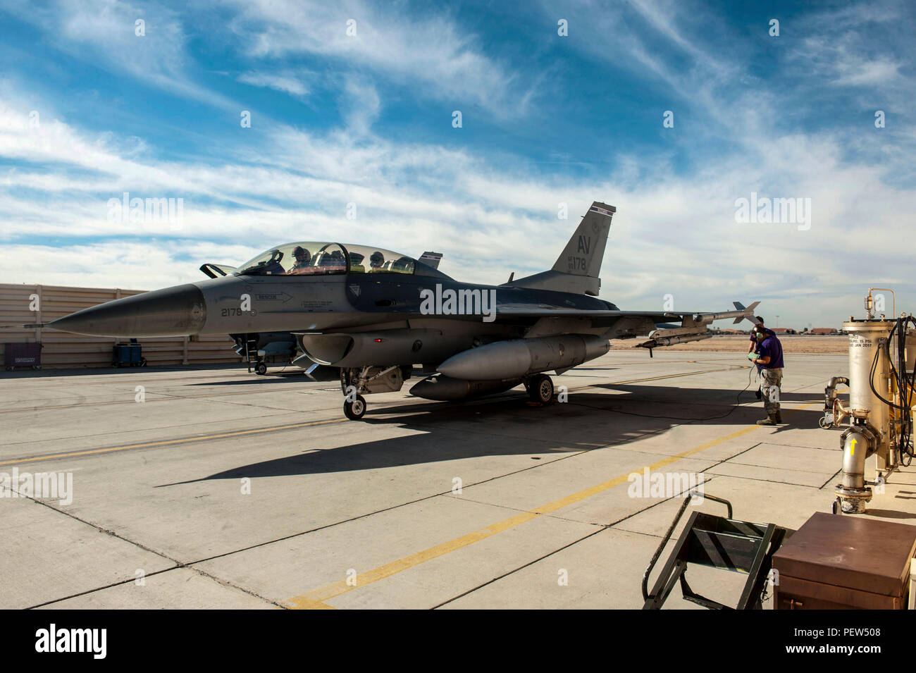 An F-16 Fighting Falcon assigned to the 510th Fighter Squadron, Aviano ...