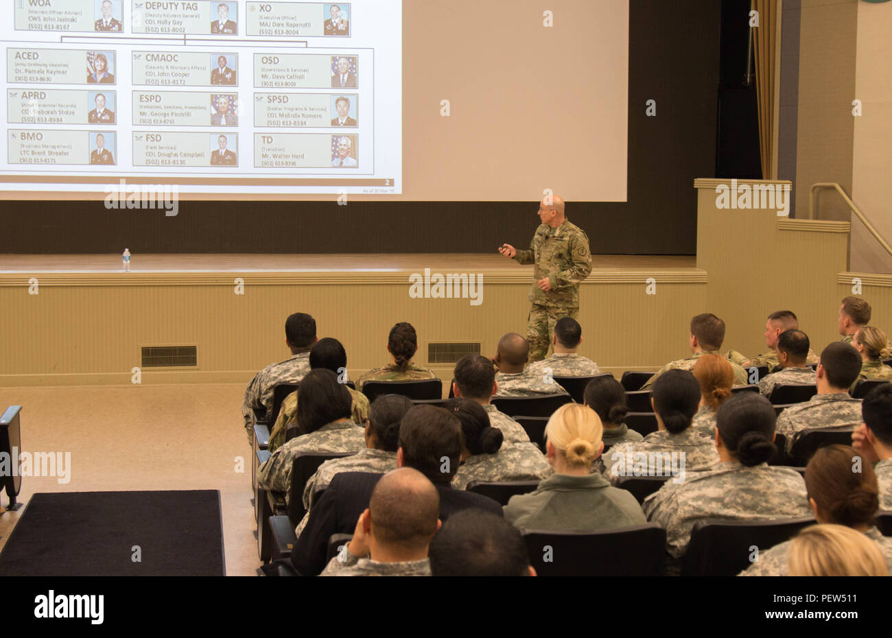 Brig. Gen. James T. Iacocca, adjutant general of the U.S. Army ...