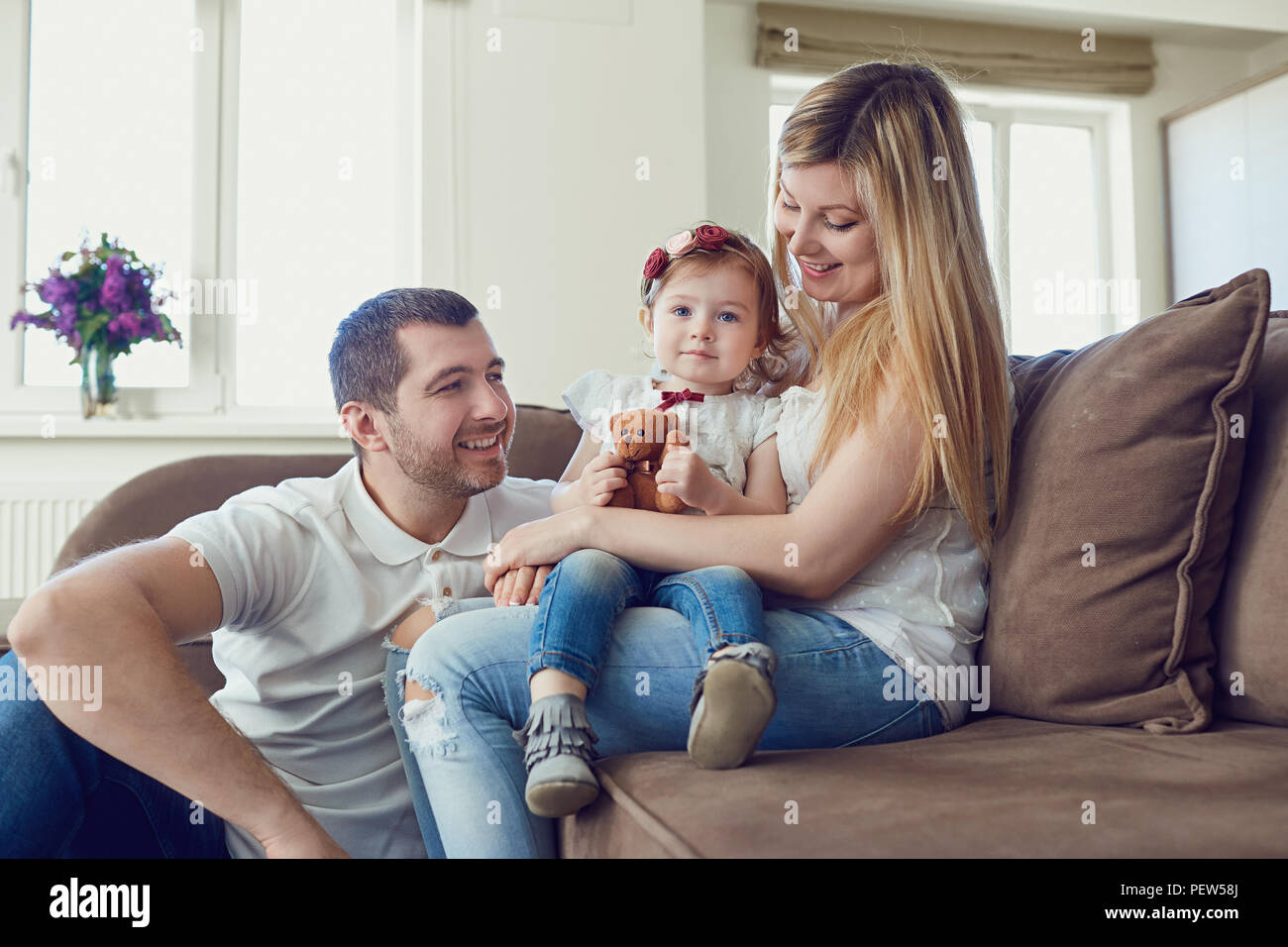 Home child hi-res stock photography and images - Alamy