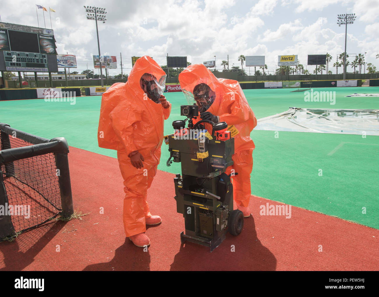 U.S. Army Staff Sgt. Mason Lord (left), survey team chief, and Sgt ...