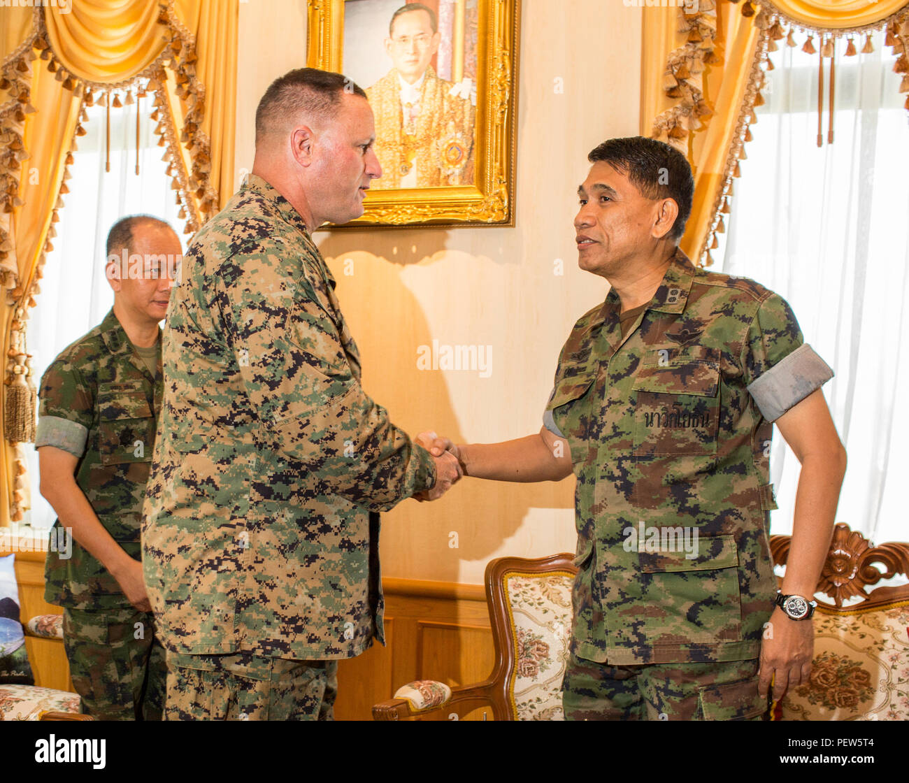 U.S. Marine Corps Col. Kurt Kempster, assistant chief of staff G-4 ...