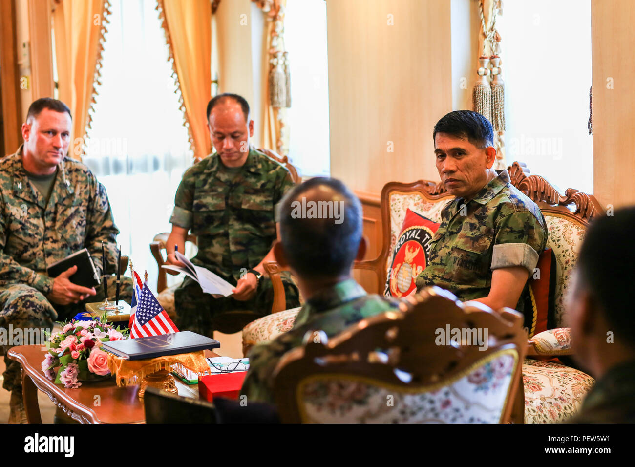 U.S. Marine Corps Col. Kurt Kempster, assistant chief of staff G-4 ...