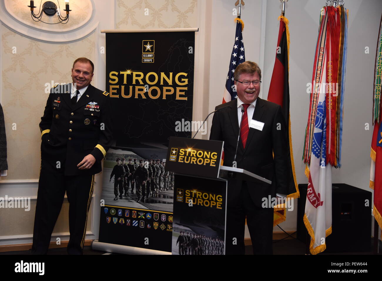 2016 U.S. Army Europe New Year's reception hosted by Lt. Gen. Ben ...